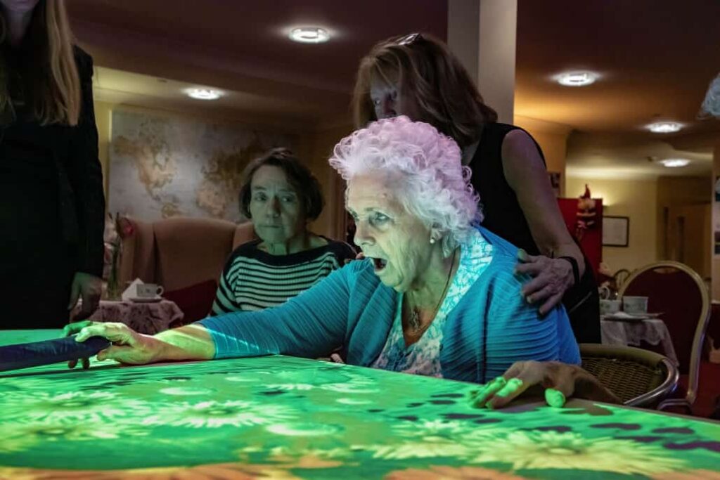 Budii Eldercare Interactive Activity Projector | SensoryOne