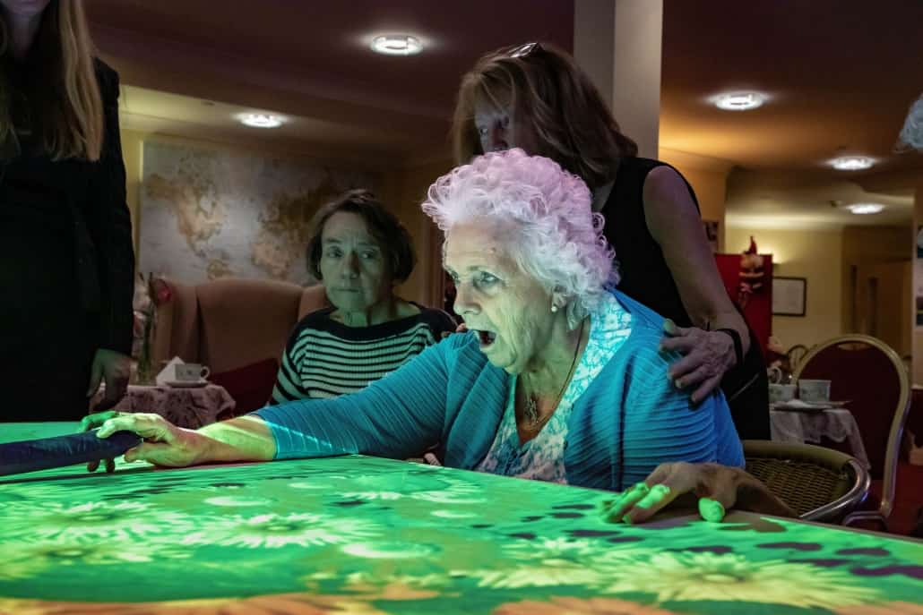 Budii Eldercare Interactive Activity Projector | SensoryOne