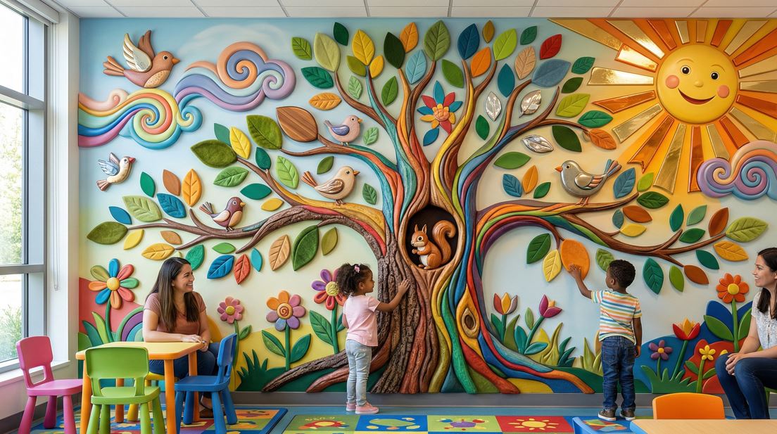Custom Tactile Murals for Institutional Interior Designers - Sensory One